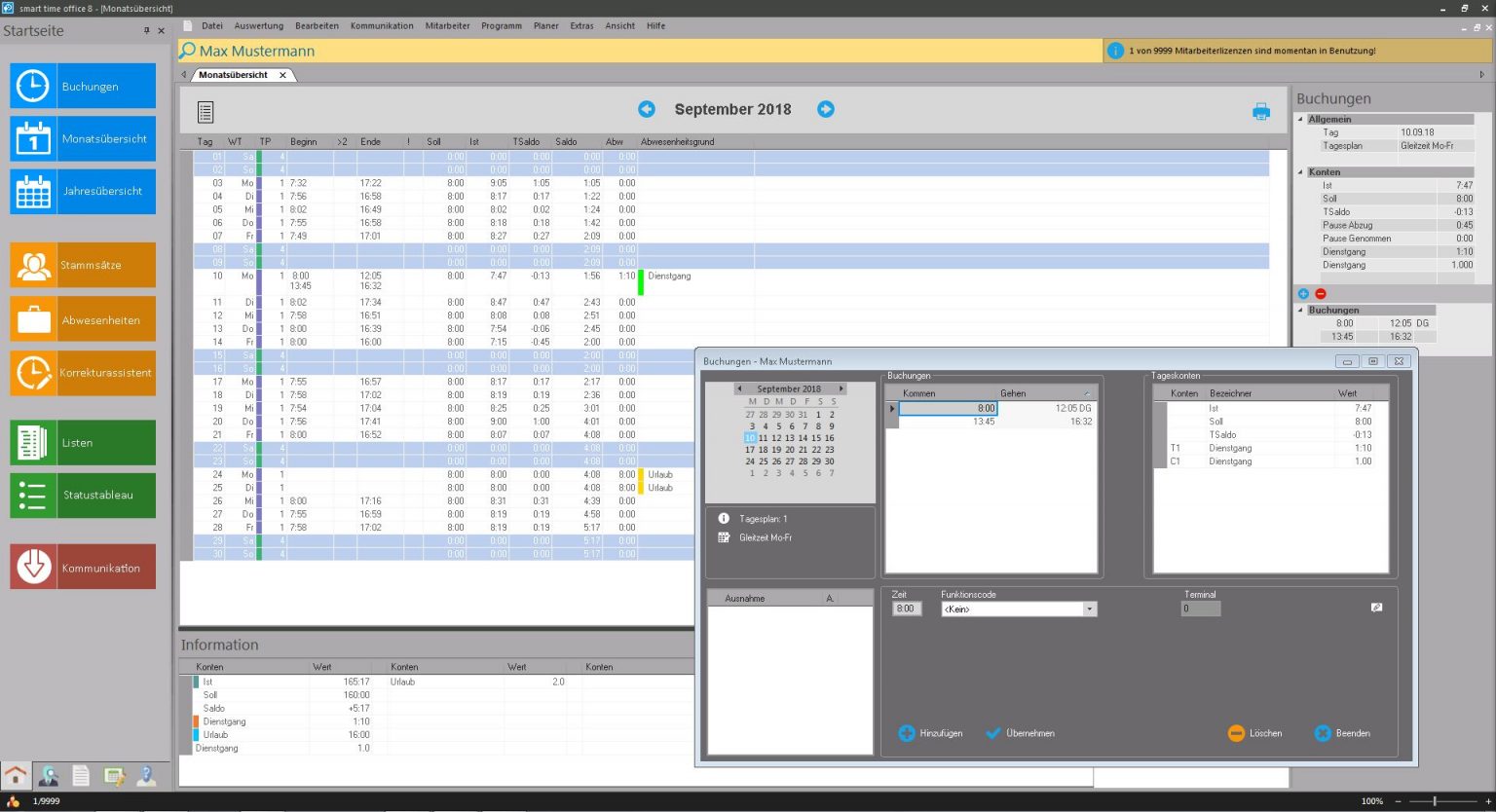 Novachron – Smart Time – JUST Zeiterfassung